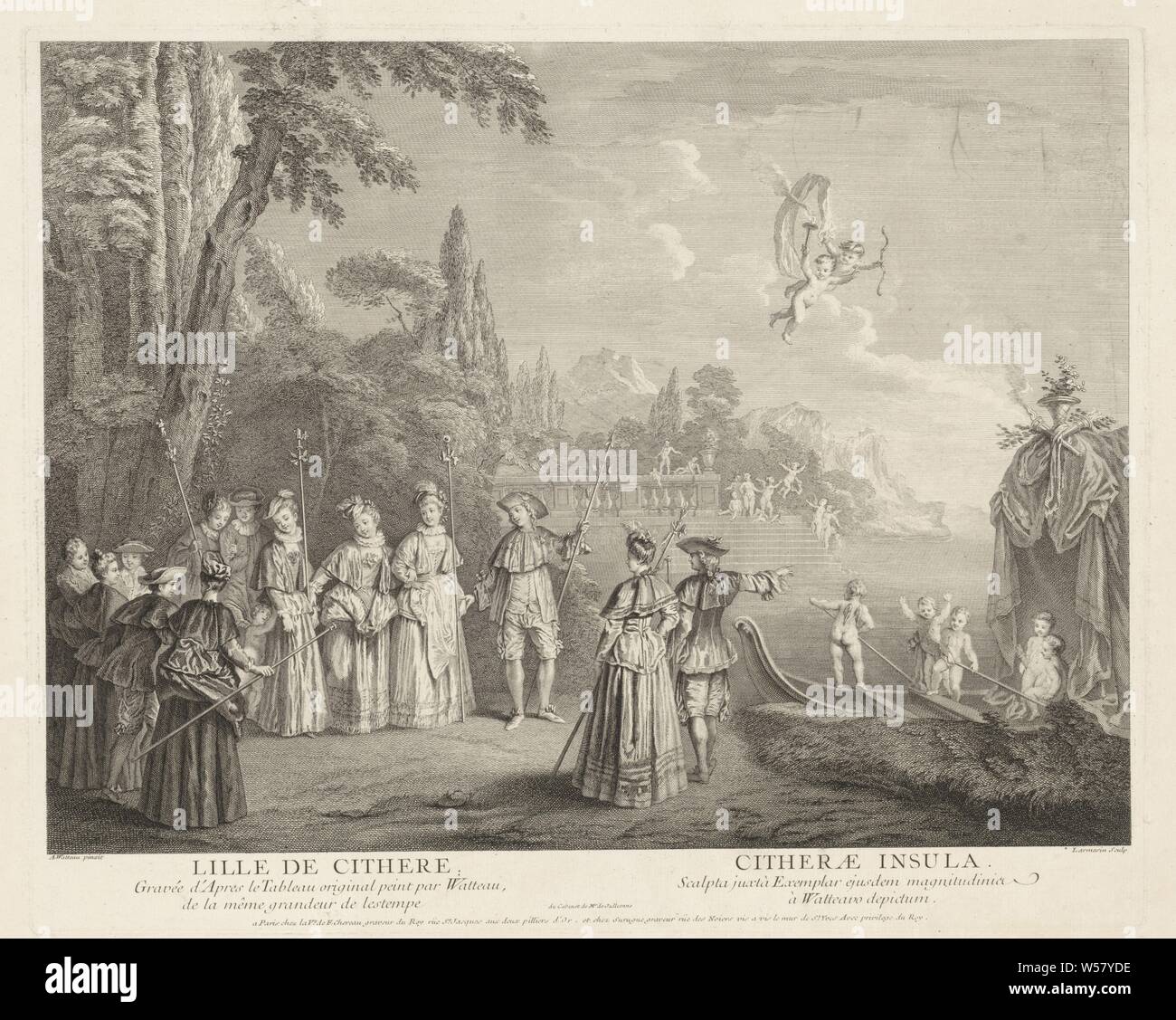 Lille de Cythère, Nicolas de Larmessin (III) (mentioned on object ...