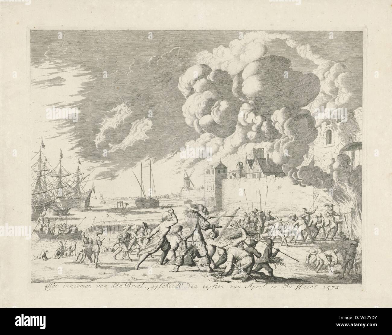 Capture brielle 1572 jan luyken hi-res stock photography and images - Alamy