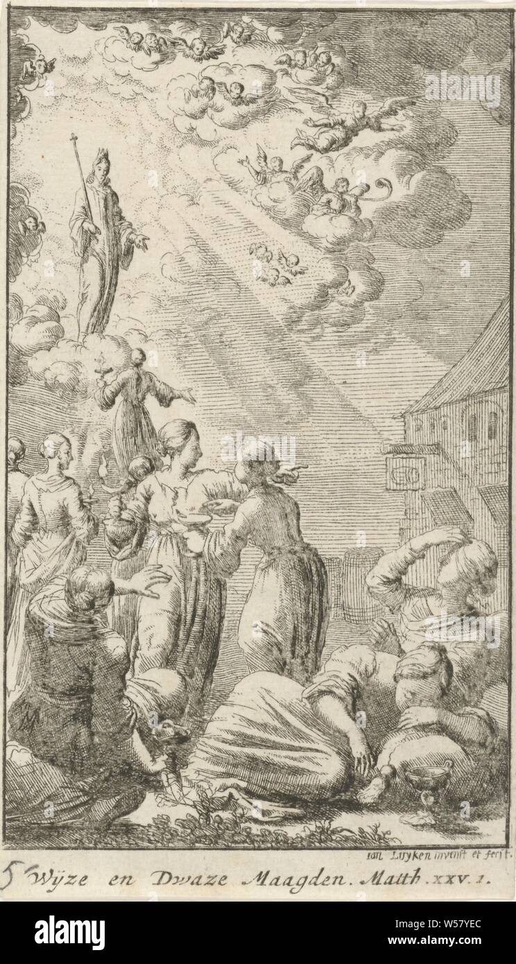 The parable of the wise and foolish virgins hi-res stock photography ...