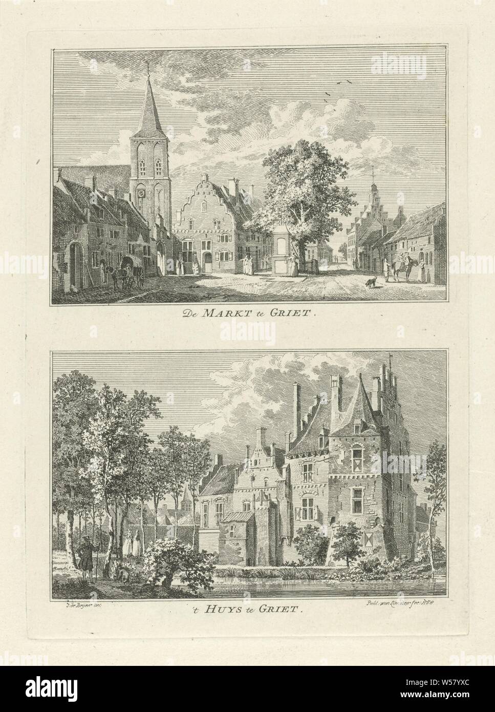 Village views in Griethausen The Market in Griet / 't Huys in Griet ...