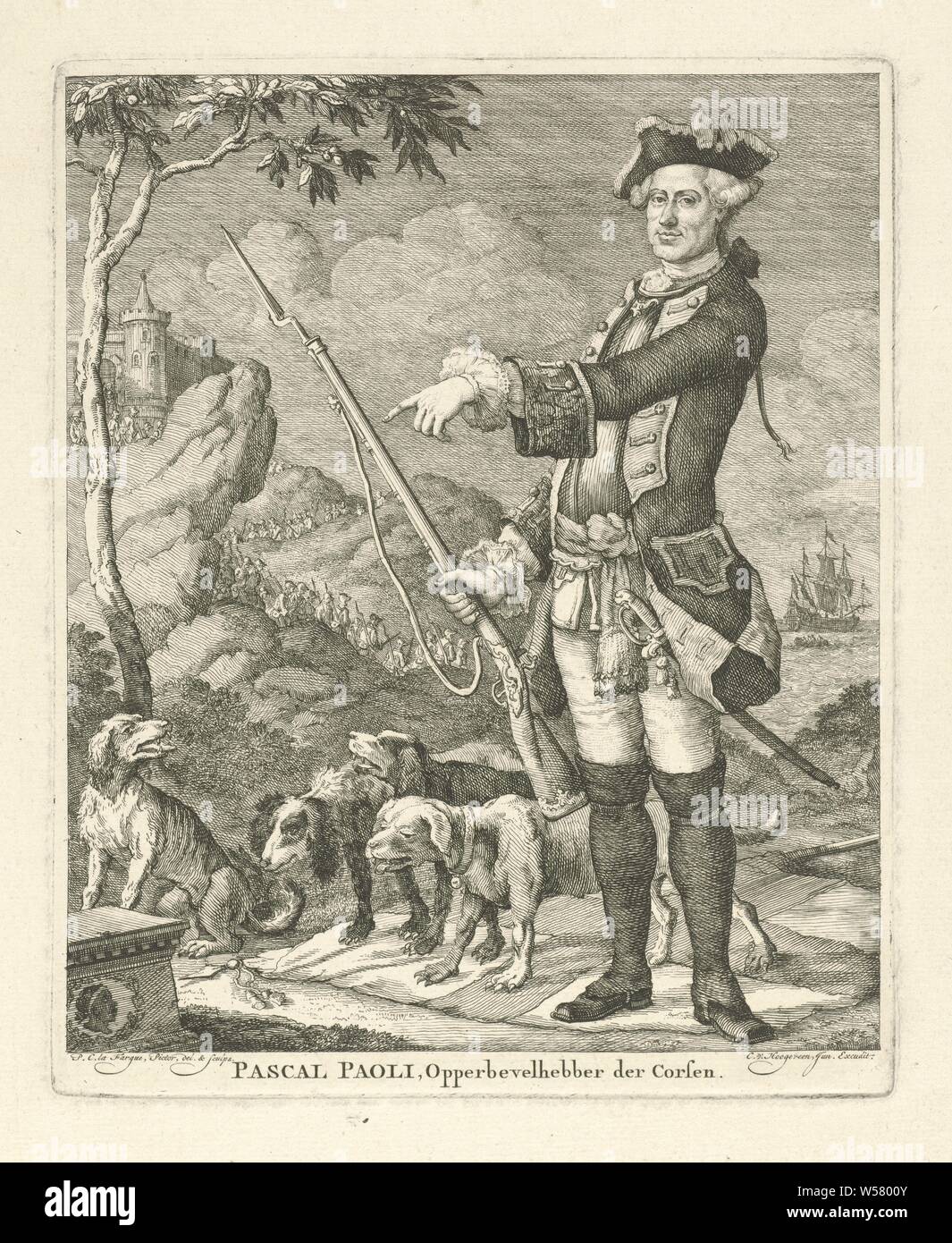 Pascal Paoli, leader of the Corsicans Pascal Paoli, Supreme Commander ...