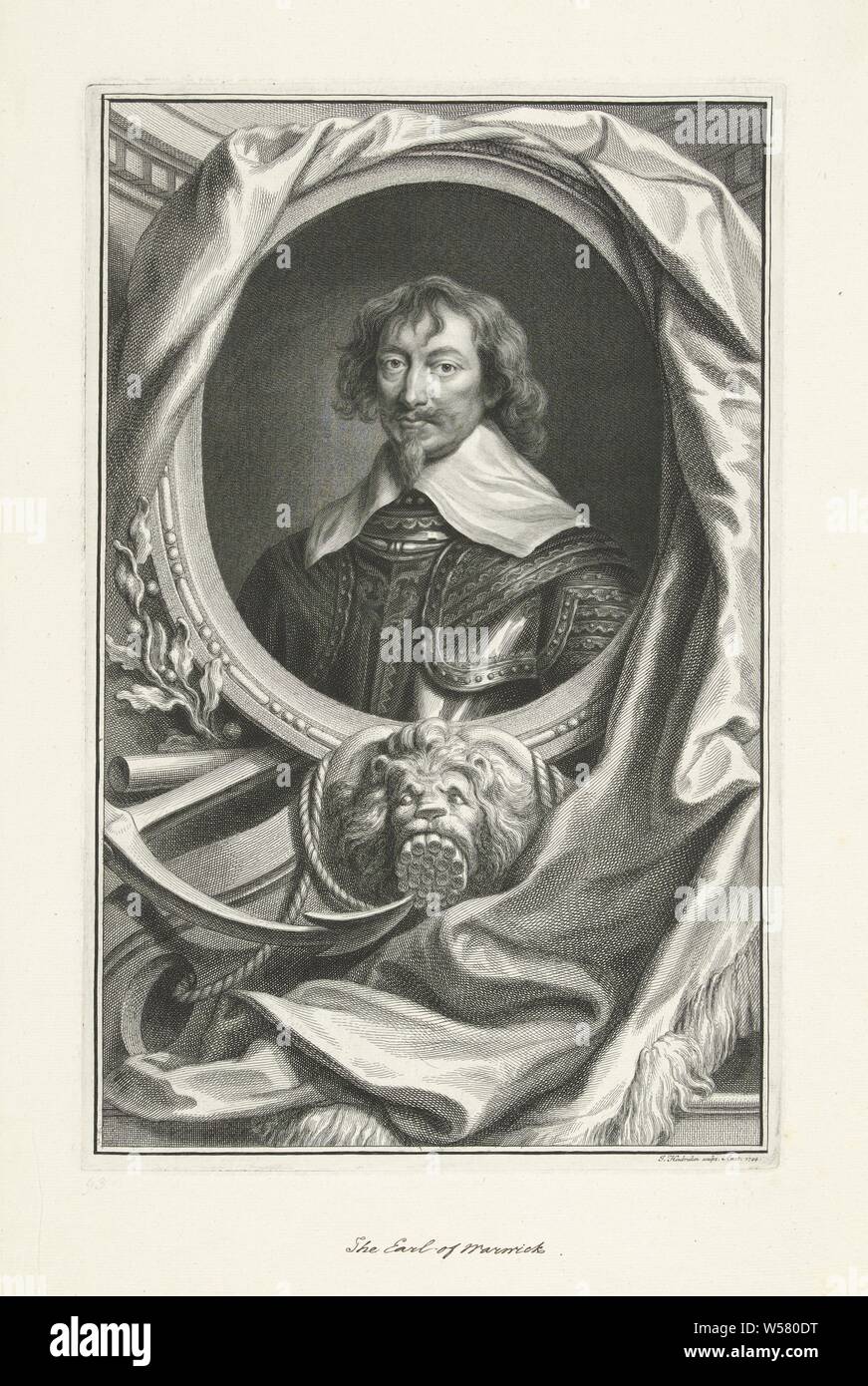 Portrait of Robert Rich, Earl van Warwick, Robert Rich (count of ...