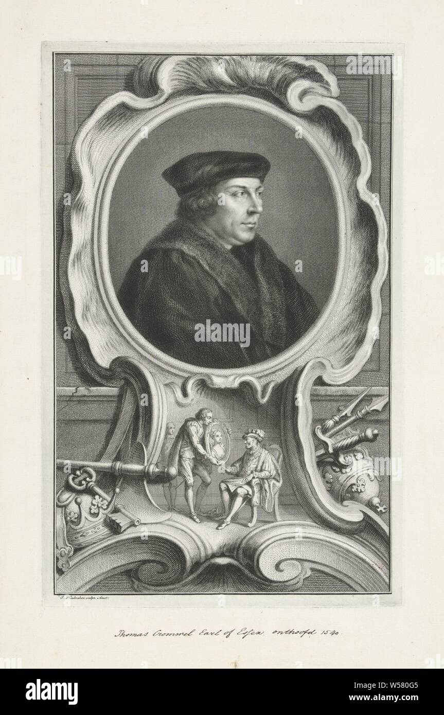 Portrait of Thomas Cromwell, Portrait of Thomas Cromwell. Below the ...