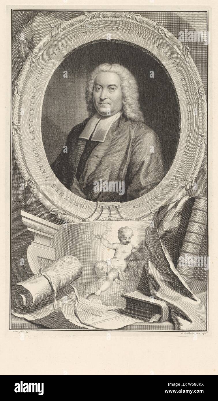 Portrait of John Taylor Johannes Taylor (title on object), Half-length ...