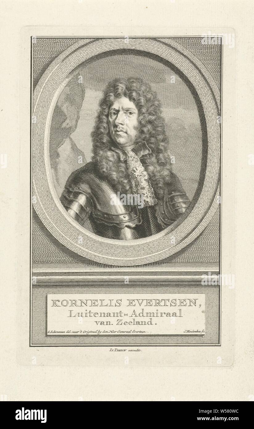 Portrait of Cornelis Evertsen (II) Kornelis Evertsen (title on object ...