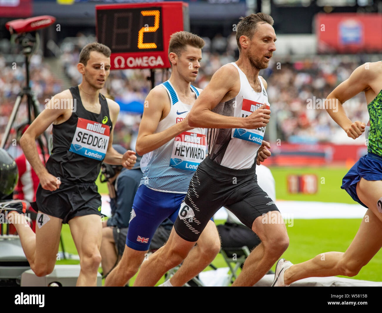 LONDON, ENGLAND - JULY 21: Zak Seddon and Jake Heyward of Great Britain ...