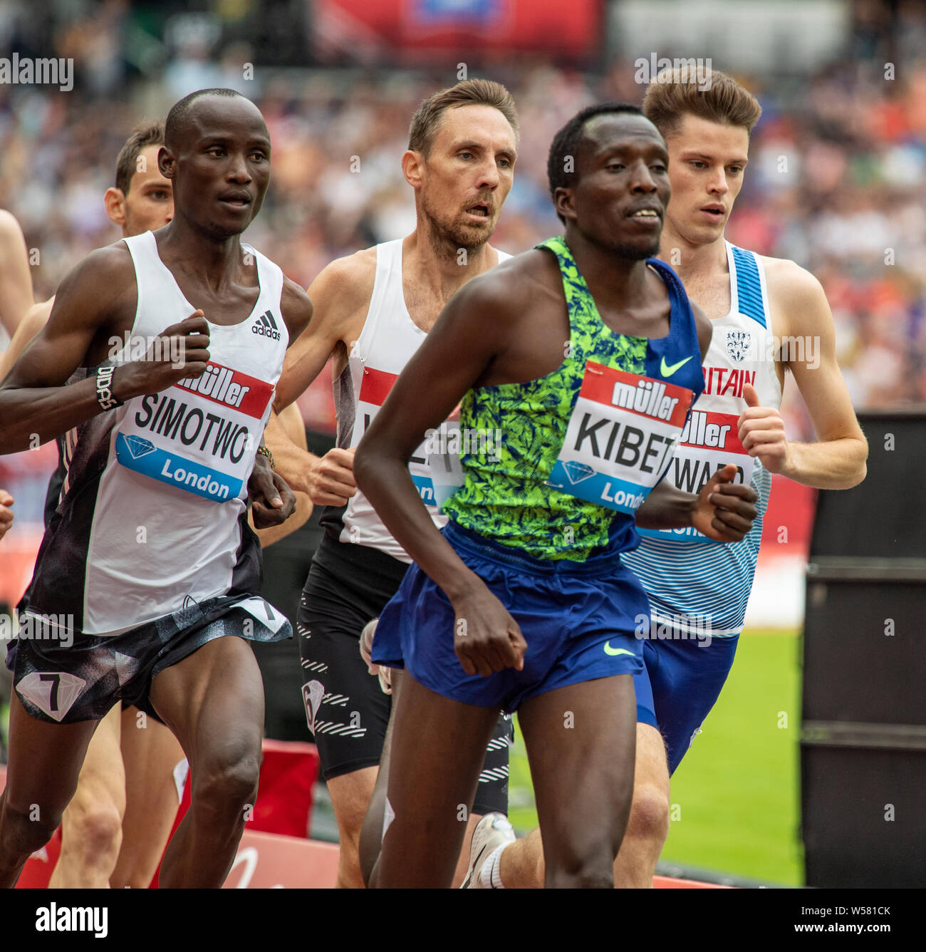 LONDON, ENGLAND - JULY 21: Vincent Kibet of Kenya competing in the ...