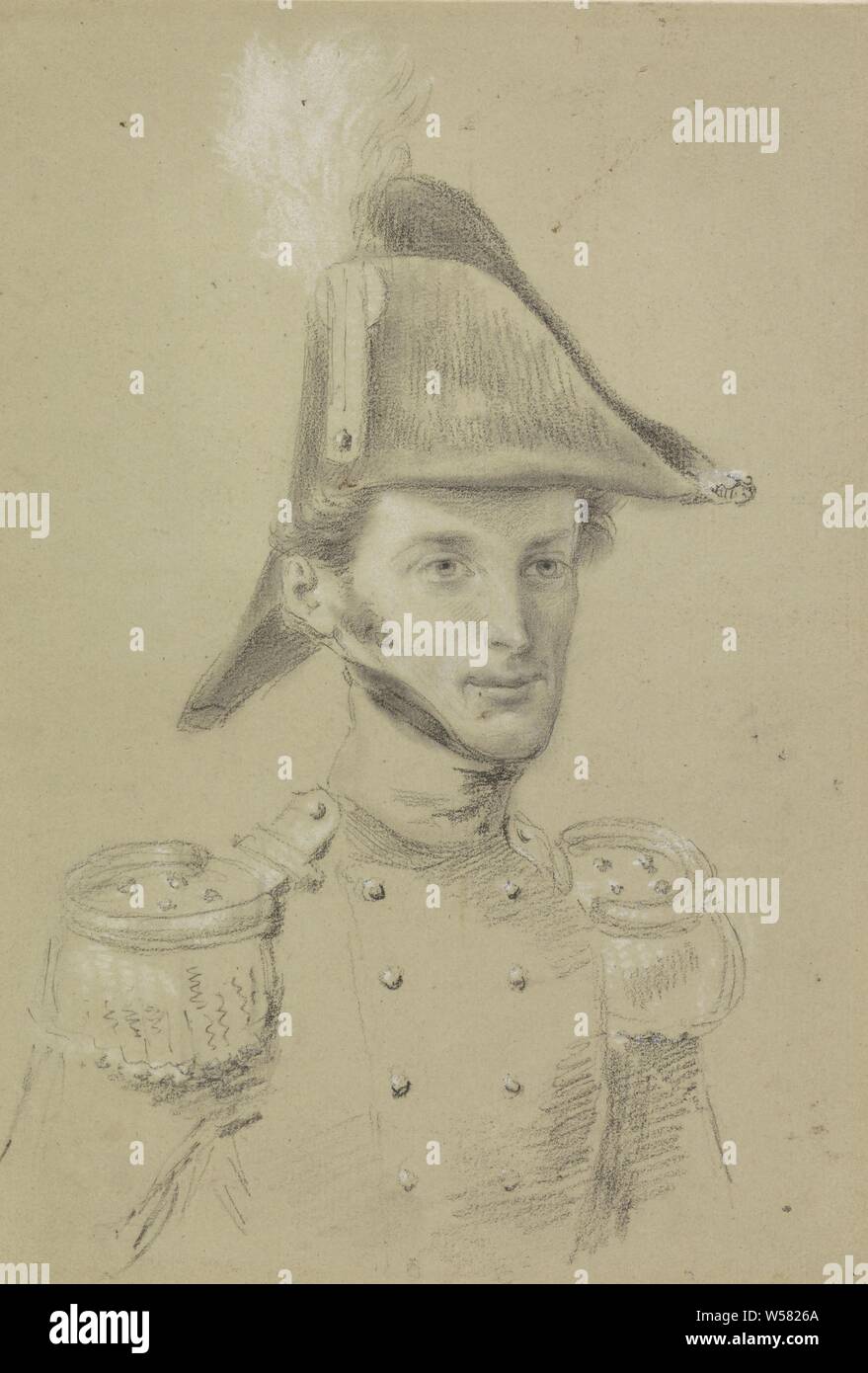 Portrait of Prince Frederik, Jacob Joseph Eeckhout, 12-Aug-1831 - 1833 ...