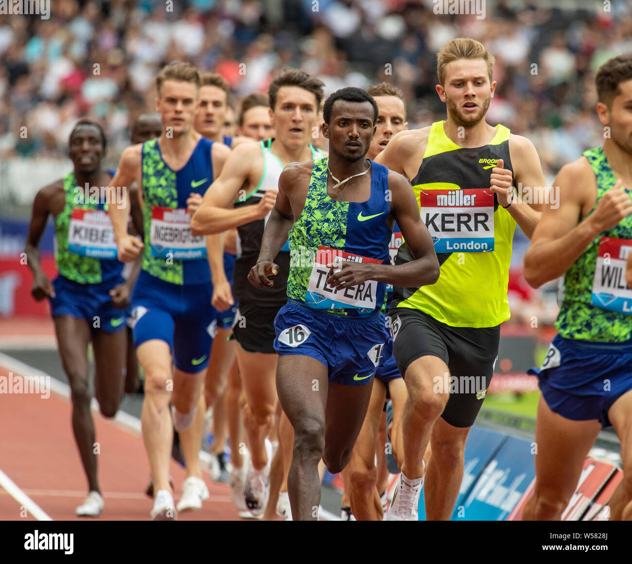 LONDON, ENGLAND - JULY 21: Samuel Tefera of Etheopia competing in the ...