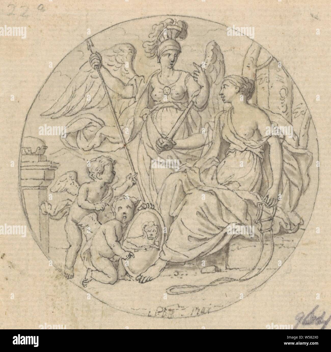 Allegory of Reason (in box with 43 drawings), Reason, 'Ragione' (Ripa ...