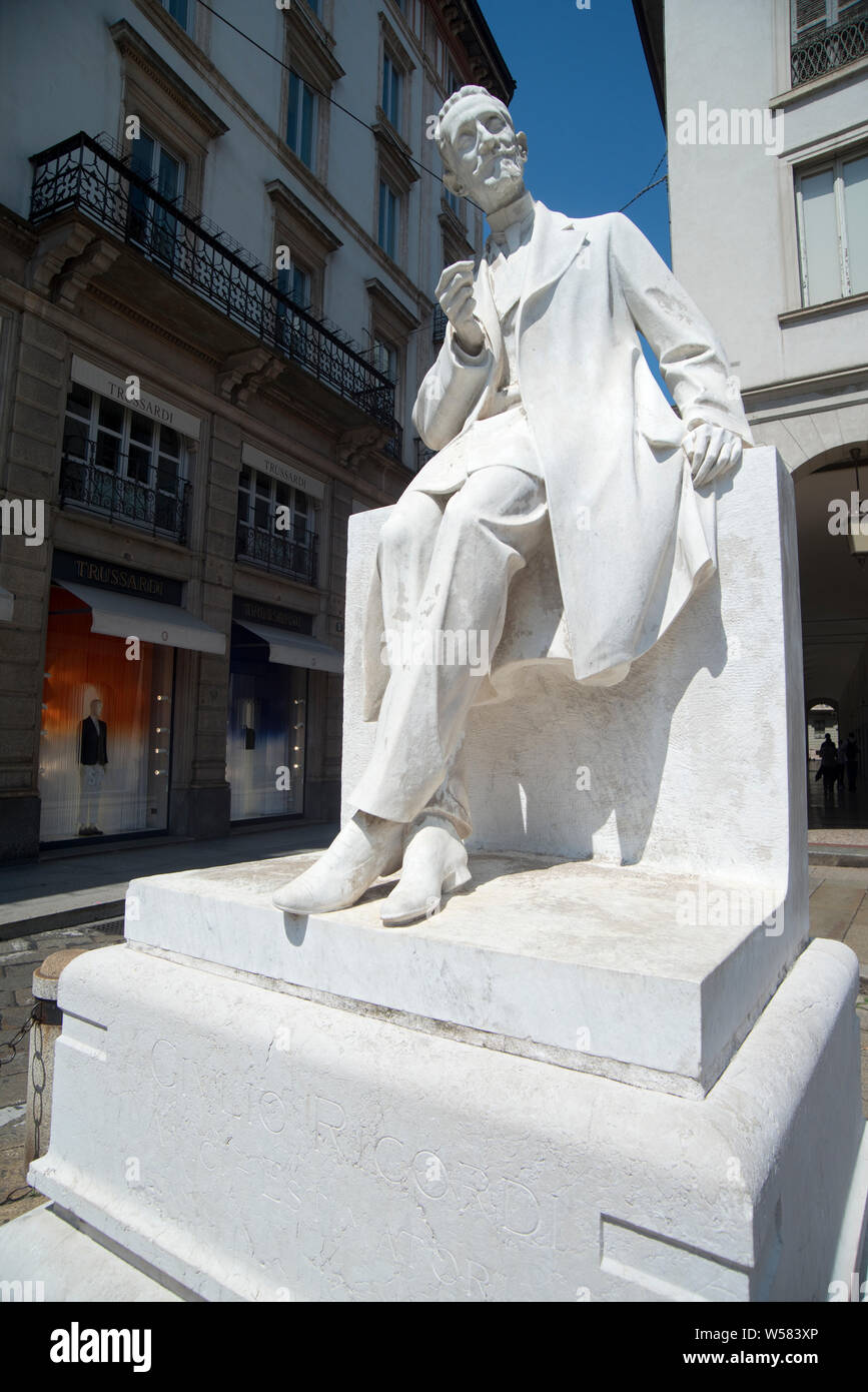 Italy, Lombardy, Milan, Largo Antonio Ghiringhelli, Giulio Ricordi ...