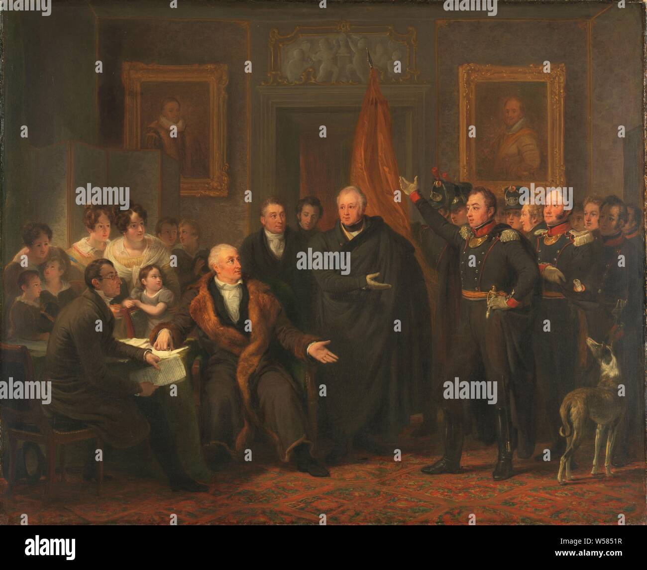 Triumvirate Assuming Power in the Name of the Prince of Orange ...