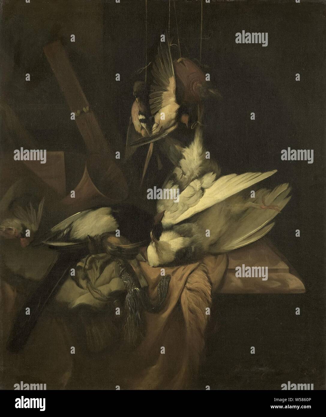 Still Life with Birds and Implements of the Hunt, Still life with birds ...