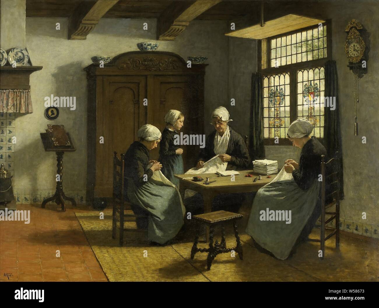 Orphan girls working hi-res stock photography and images - Alamy