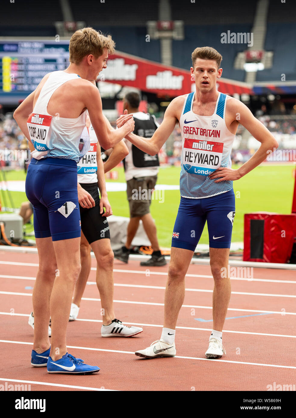 LONDON, ENGLAND - JULY 21: Jake Heyward of Great Britain competing in ...