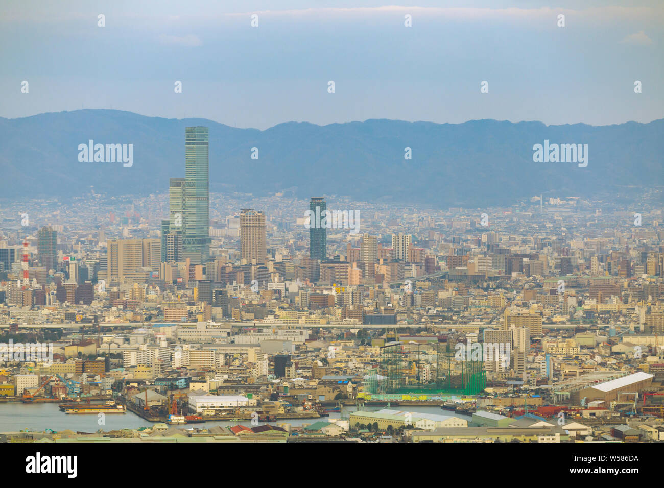 Osaka japan city skyline hi-res stock photography and images - Alamy