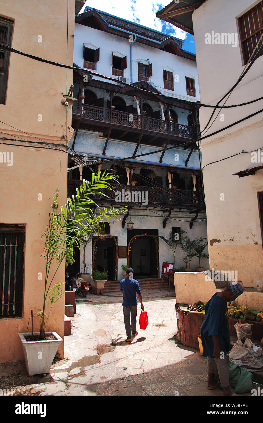 Stone Town is capital on Zanzibar, Tanzania Stock Photo - Alamy