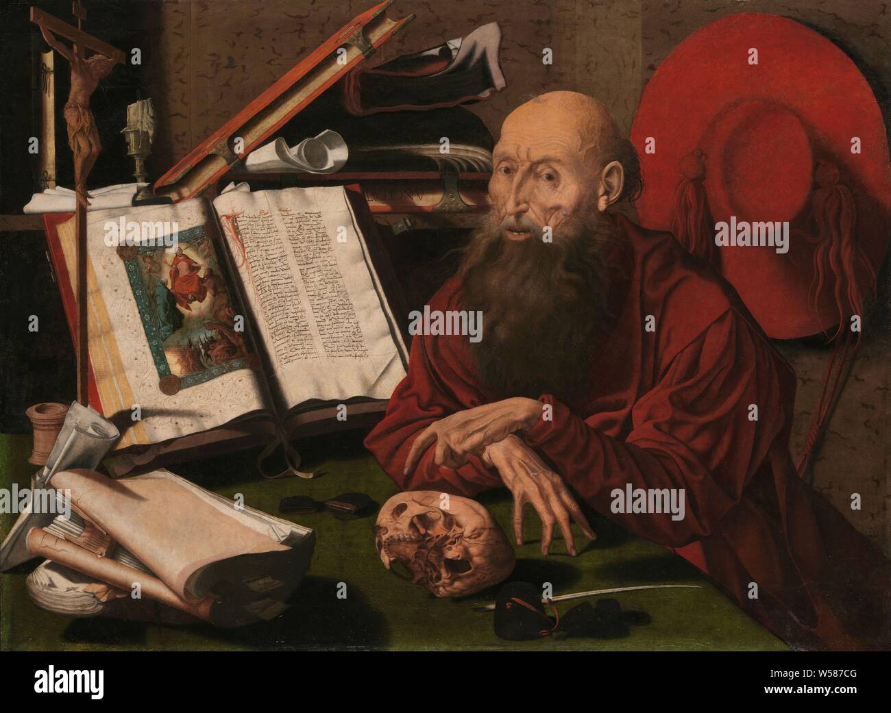 Saint jerome painting lion hi-res stock photography and images - Alamy