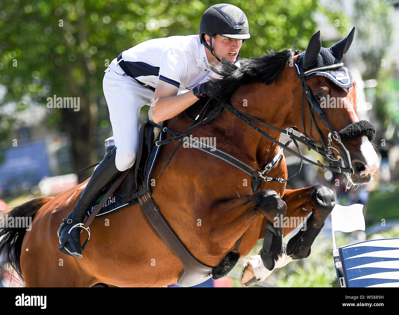 Berlin, Germany. 26th July, 2019. Equestrian sports/jumping: Global ...