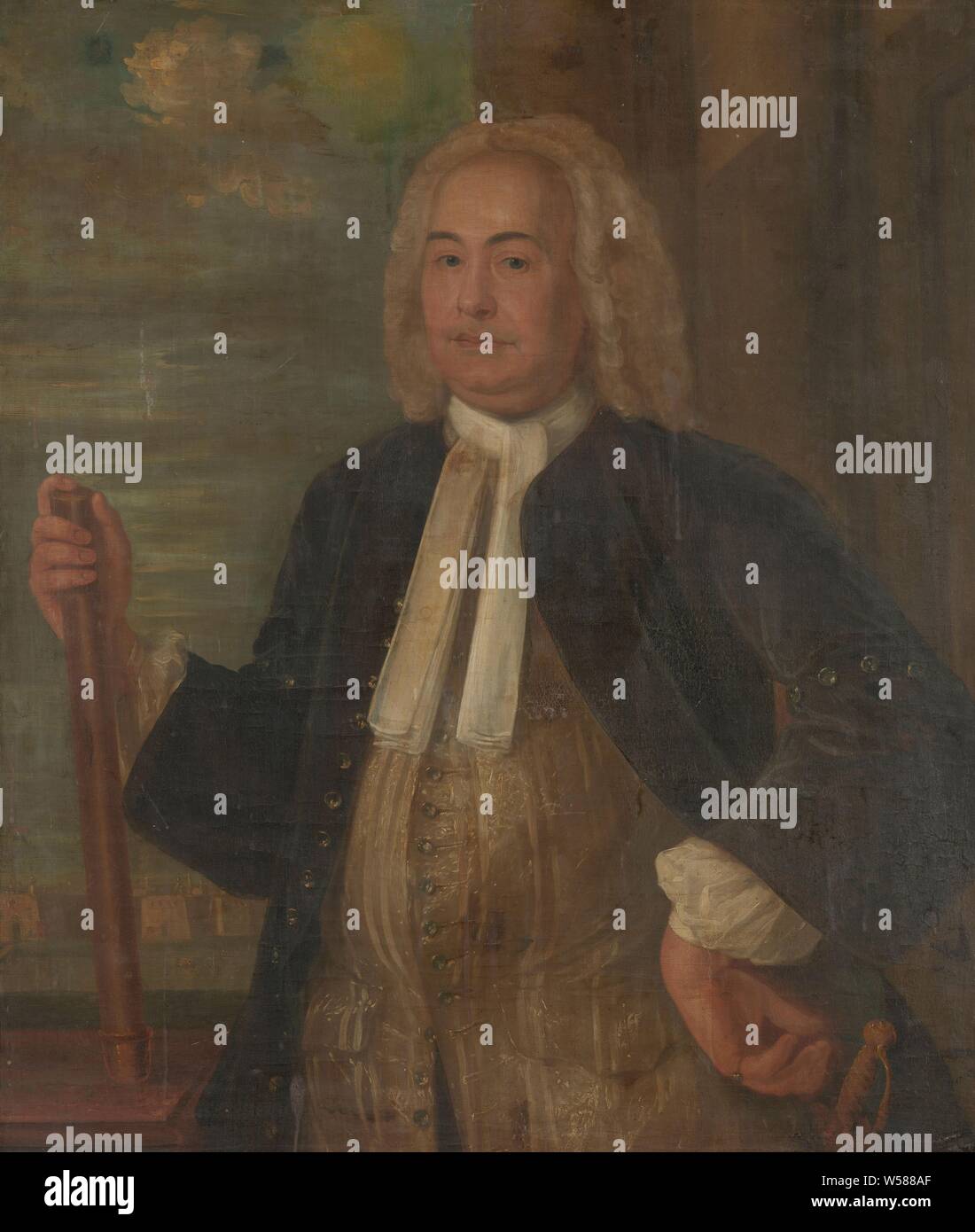 Johannes Thedens (1741-1743) Portrait of Johannes Thedens, Governor ...