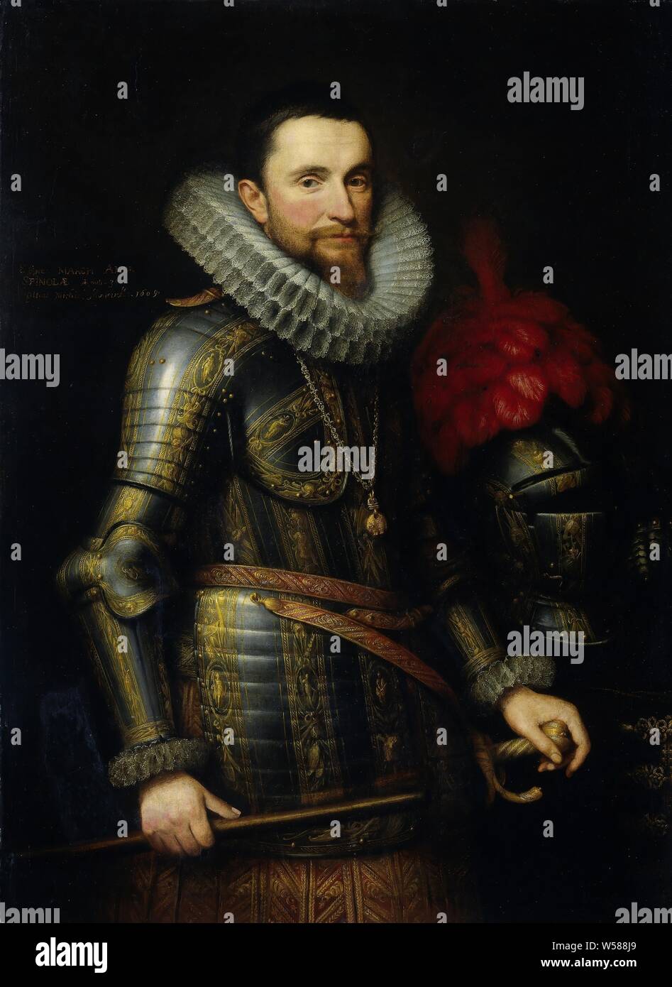 Portrait of Ambrogio Spinola, supreme commander of the Spanish troops ...