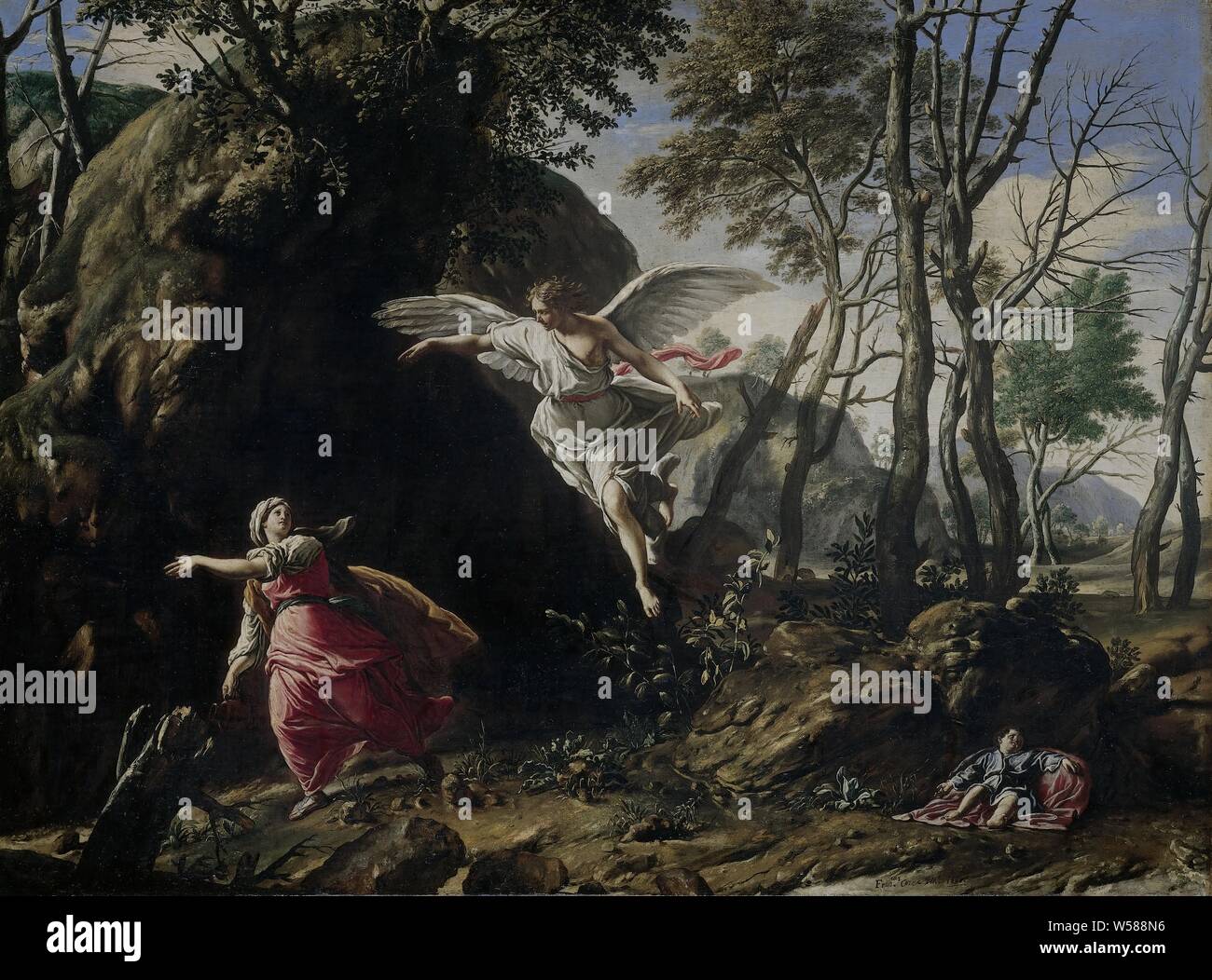 Hagar and ishmael in the desert hi-res stock photography and images - Alamy