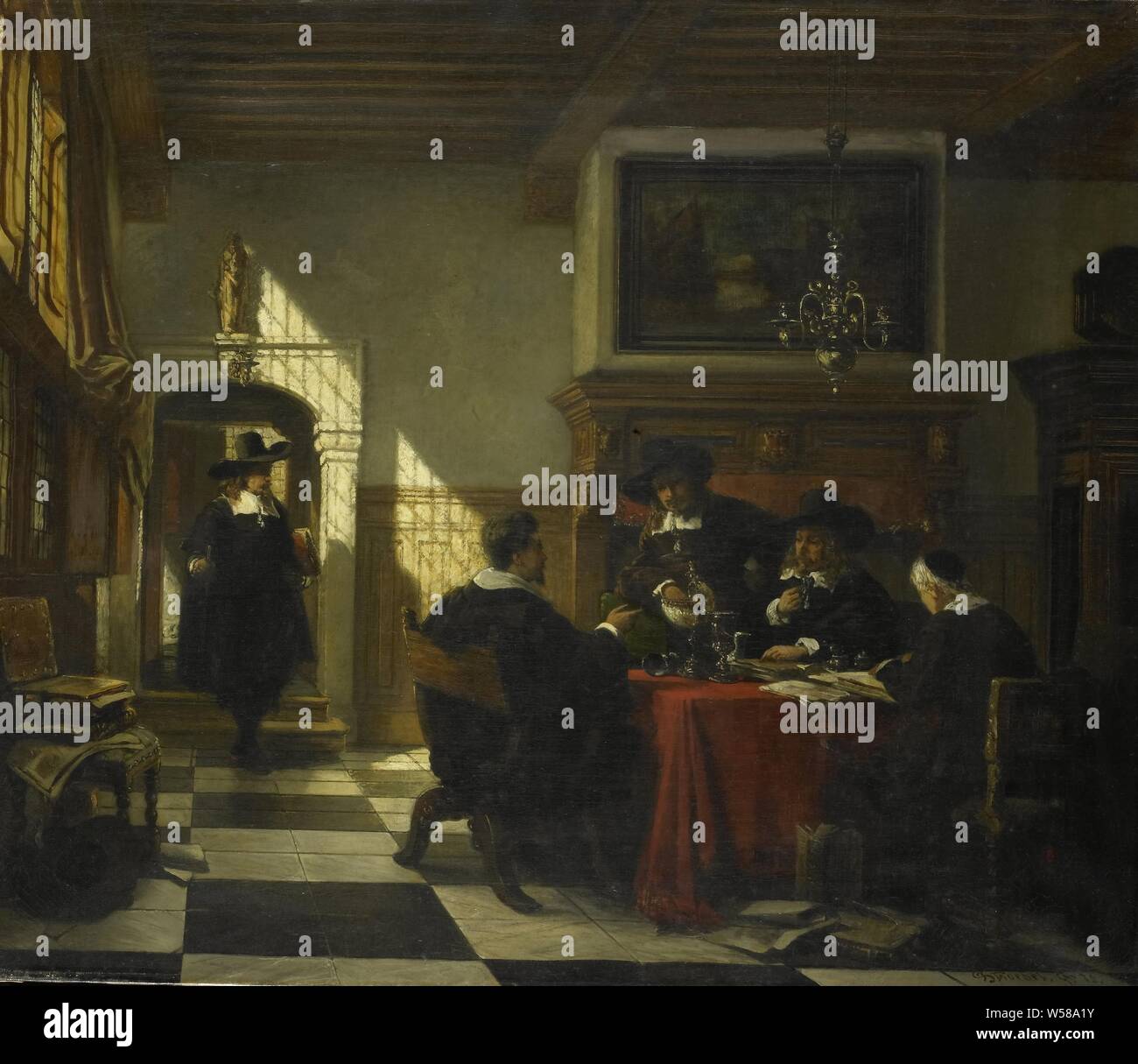17th century house interior hi-res stock photography and images - Alamy
