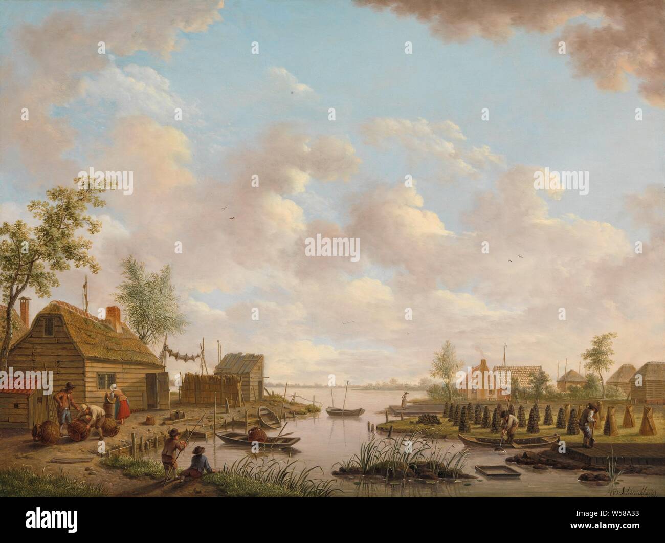 Peat stabbing farmers hi-res stock photography and images - Alamy