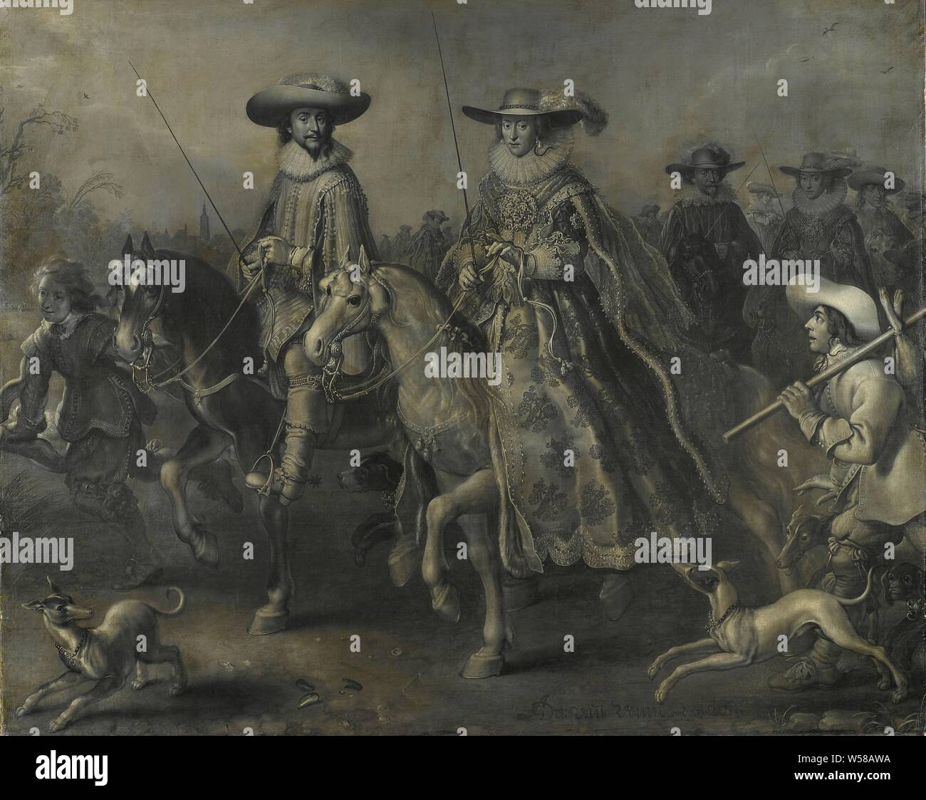 Queen go hunting hi-res stock photography and images - Alamy