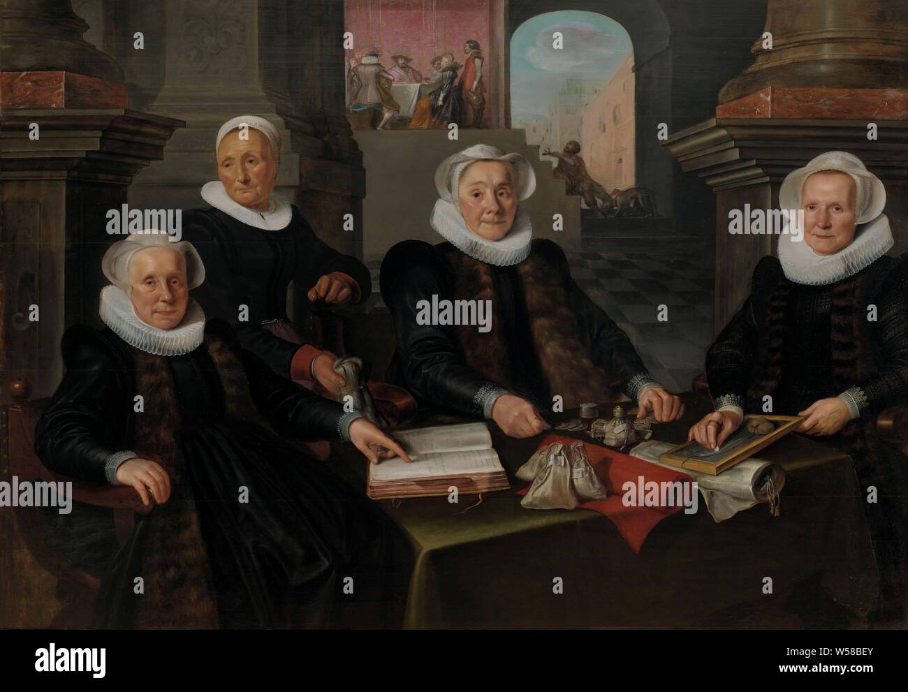 Three Regentesses and the 'House Mother' of the Amsterdam Lepers ...