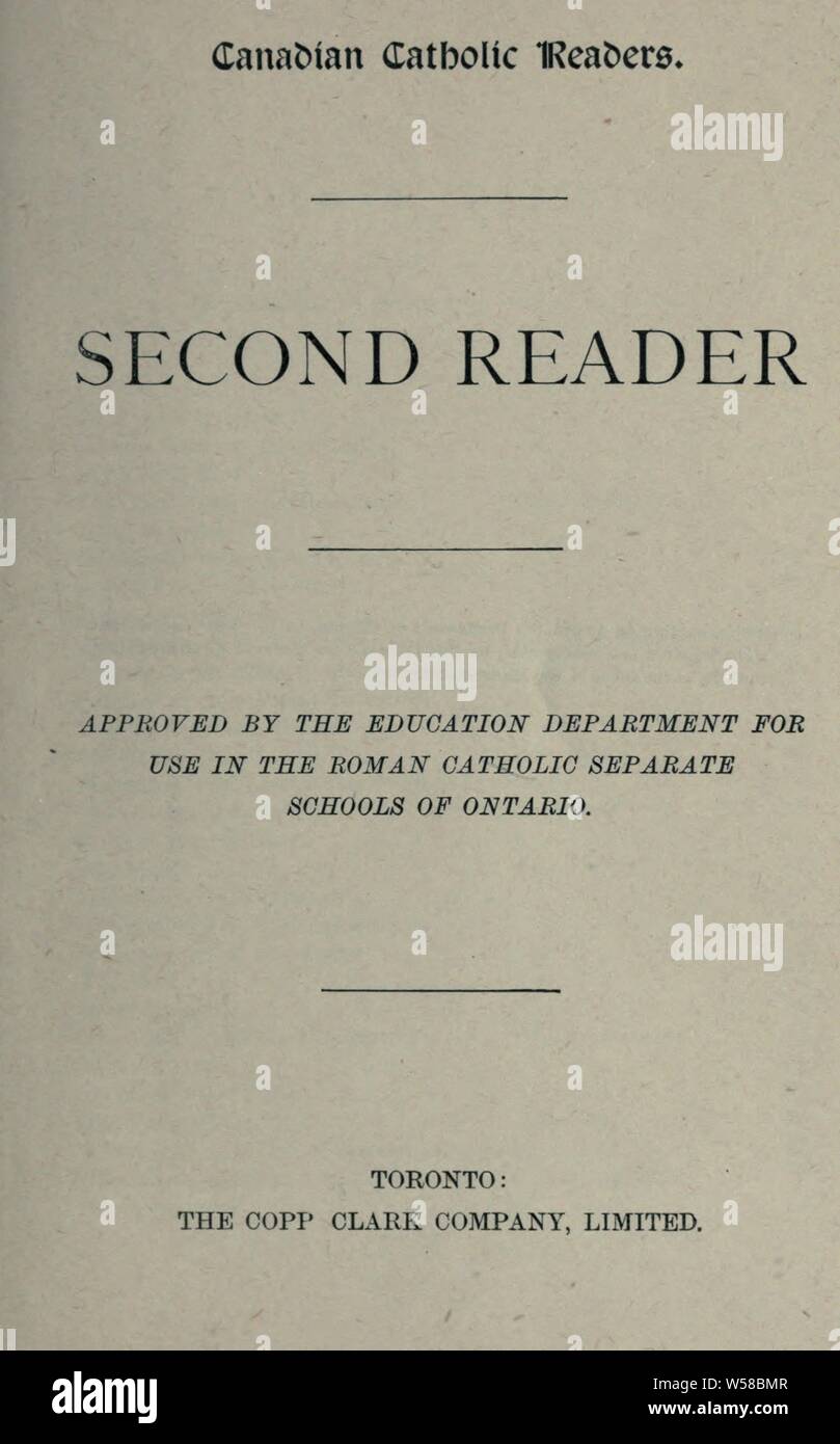 Canadian catholic readers hi-res stock photography and images - Alamy