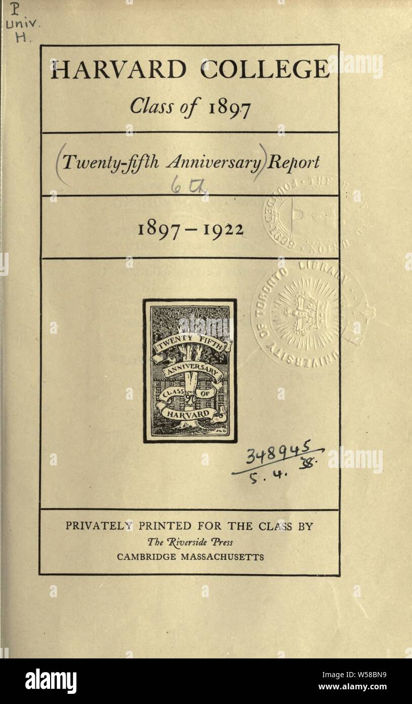 Harvard class hi-res stock photography and images - Alamy