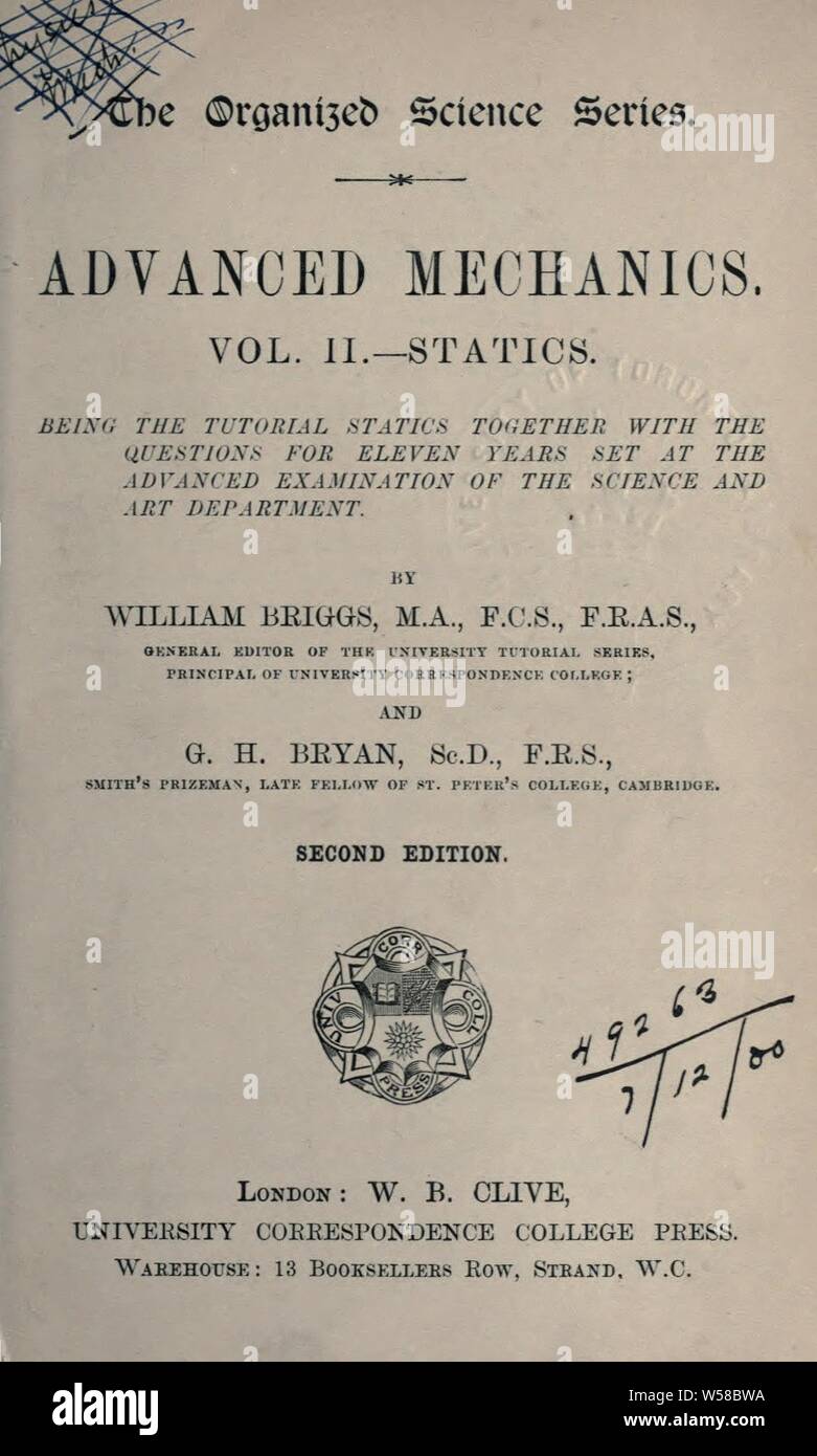 William Briggs High Resolution Stock Photography and Images - Alamy