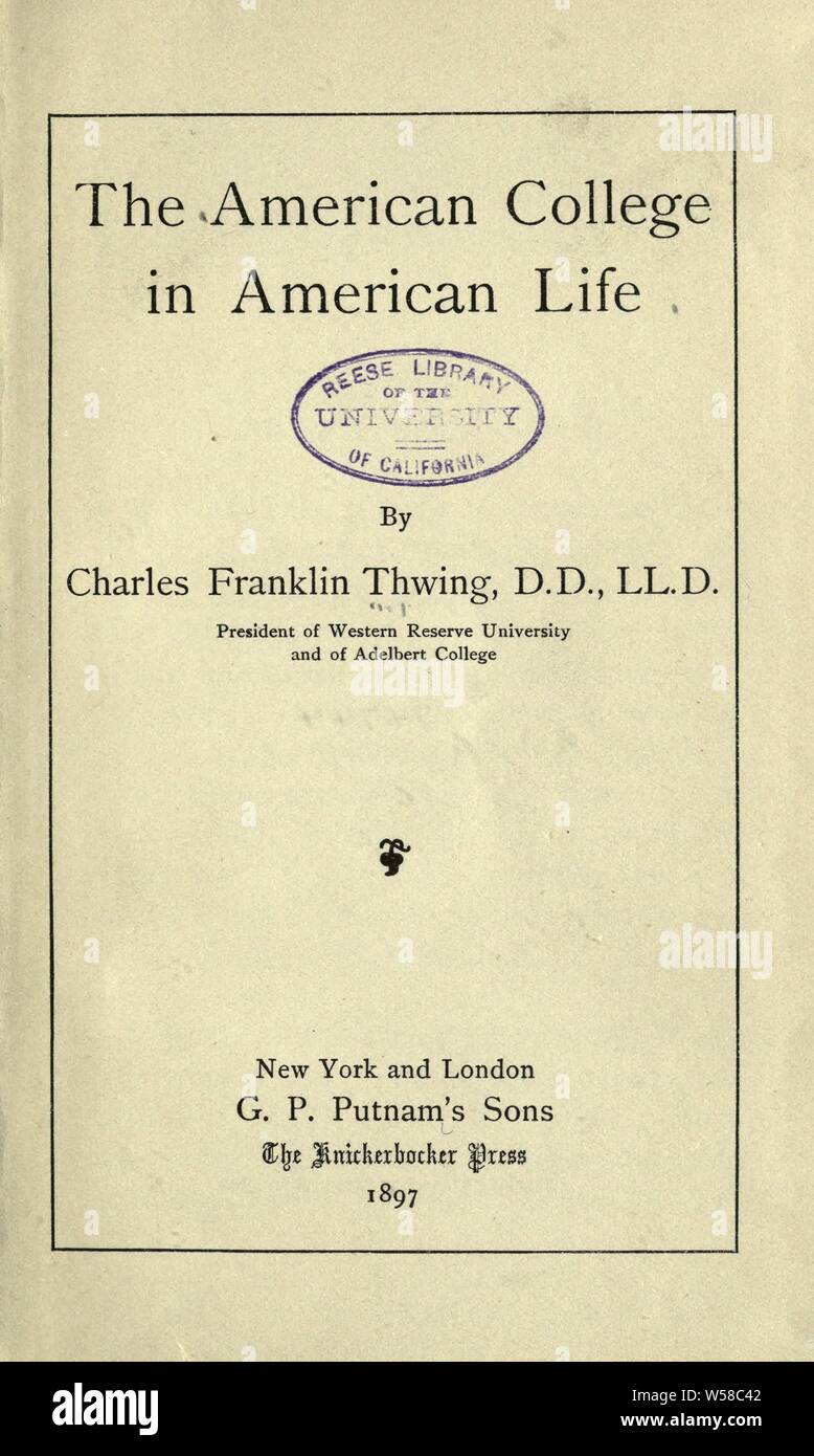 Charles thwing hi-res stock photography and images - Alamy