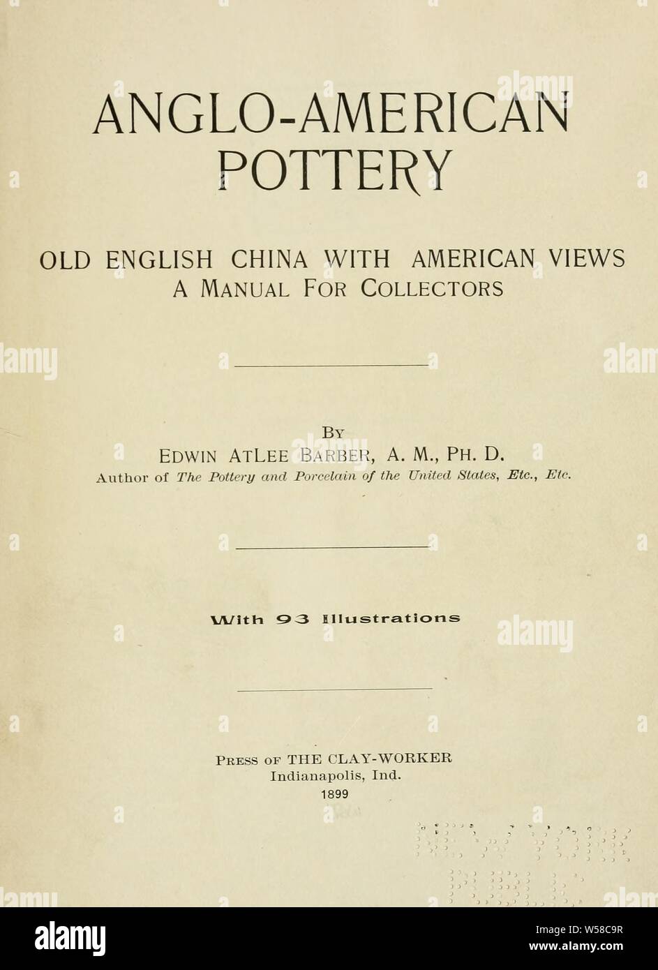 Anglo american pottery hi-res stock photography and images - Alamy