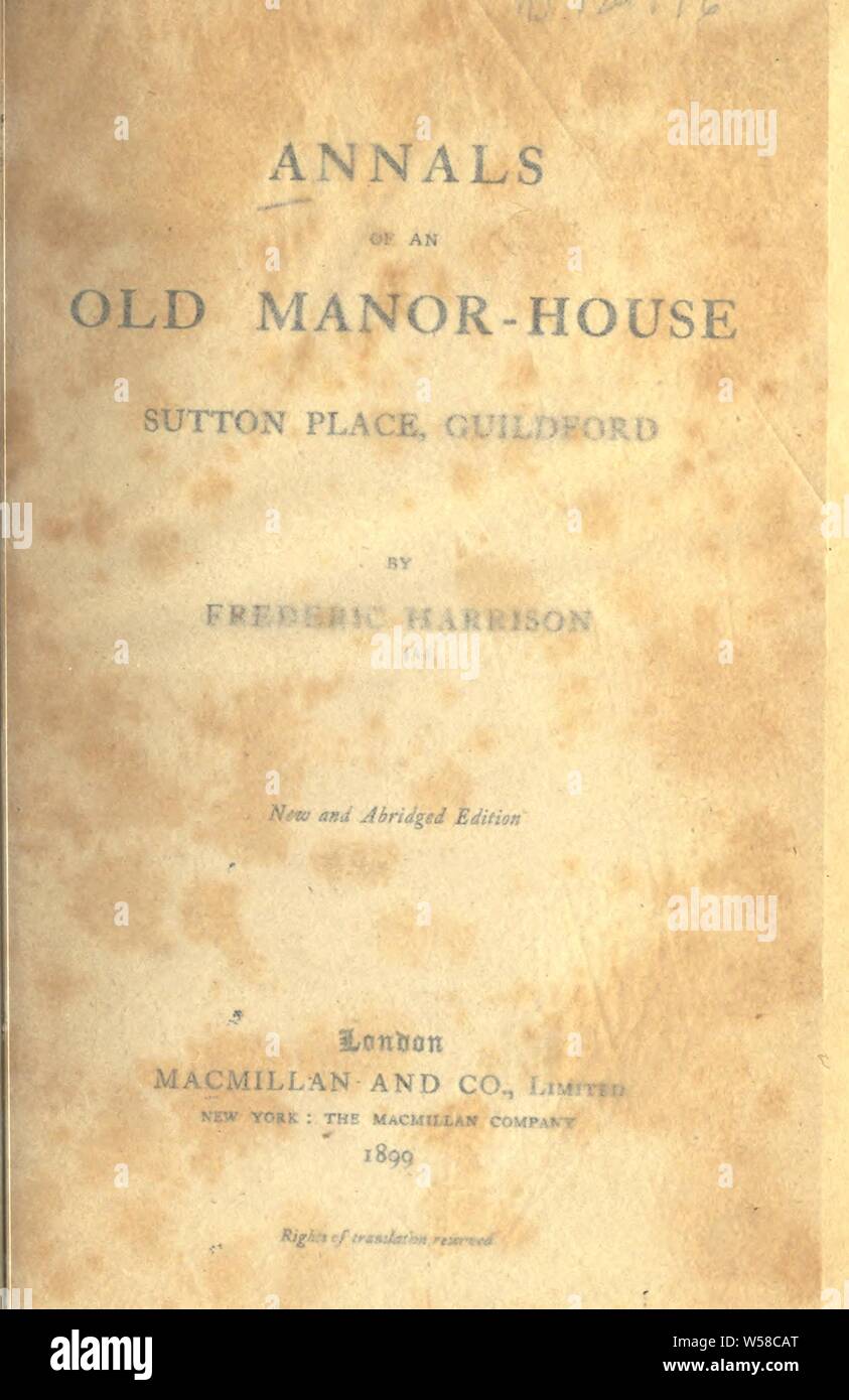 Manor place sutton hi-res stock photography and images - Alamy