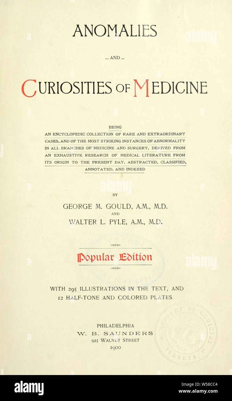 Anomalies and curiosities of medicine : being an encyclopedic ...