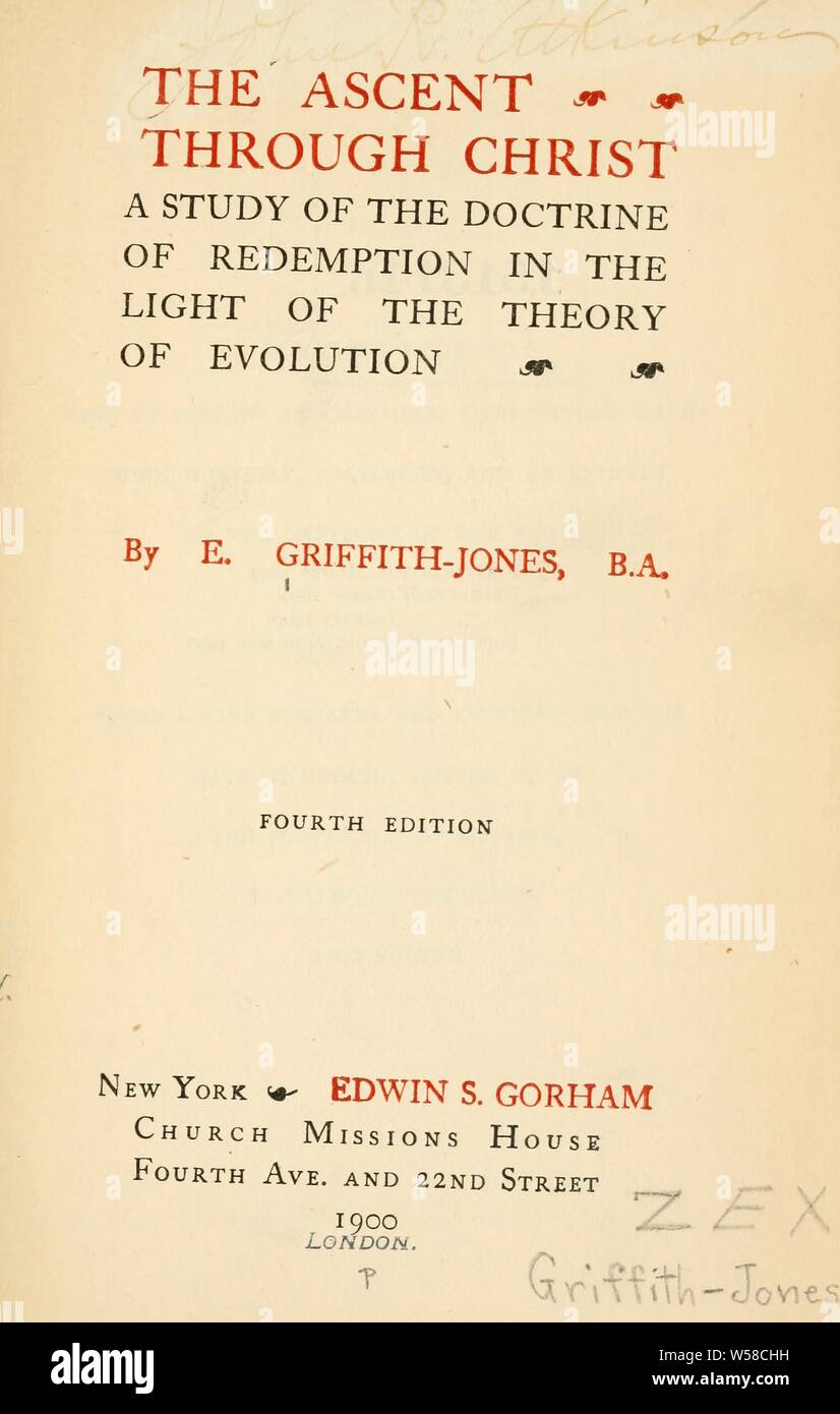 The ascent through Christ; a study of the doctrine of redemption in the ...