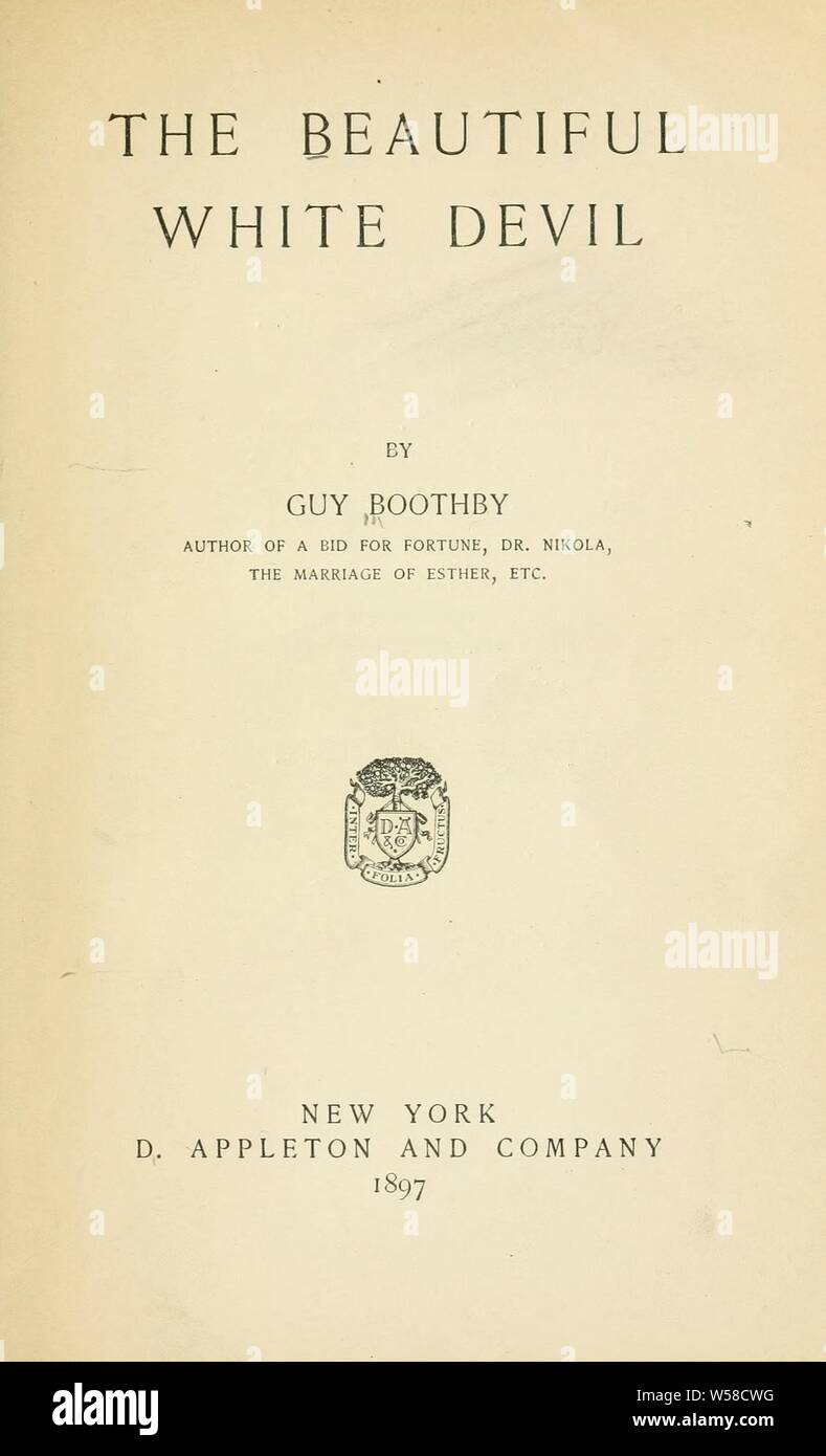 White devil hi-res stock photography and images - Alamy