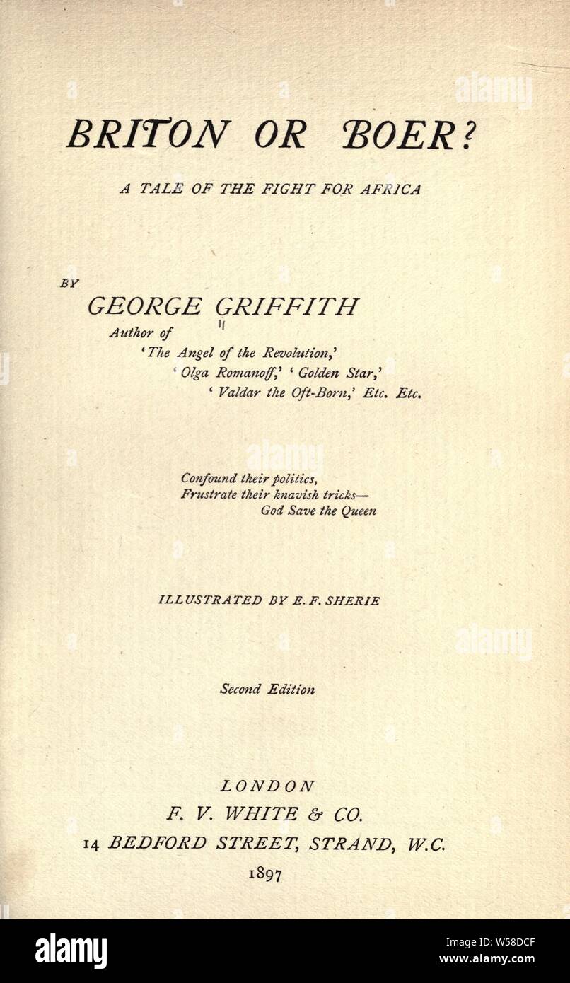 George griffith hi-res stock photography and images - Alamy