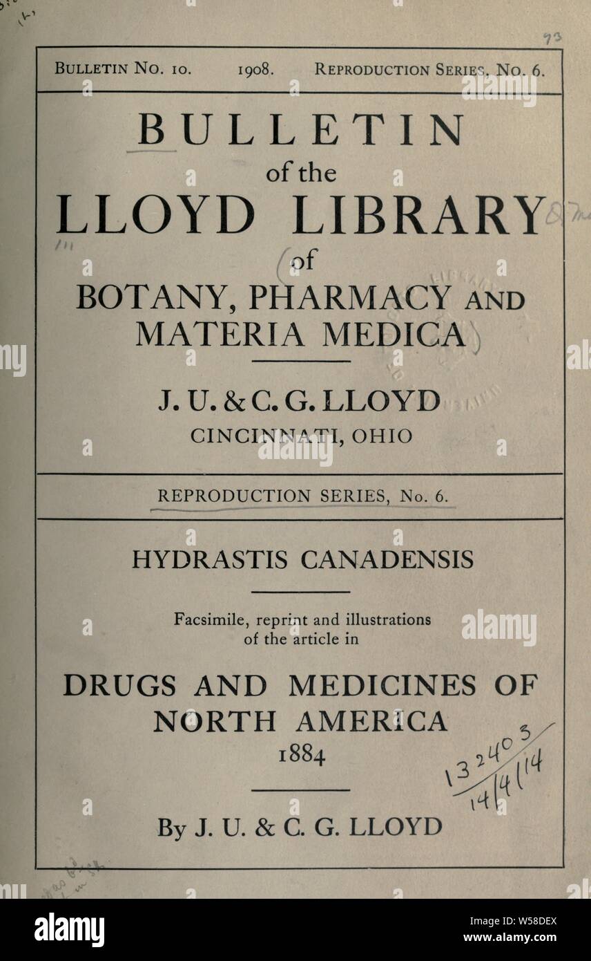 Lloyd library hi-res stock photography and images - Alamy