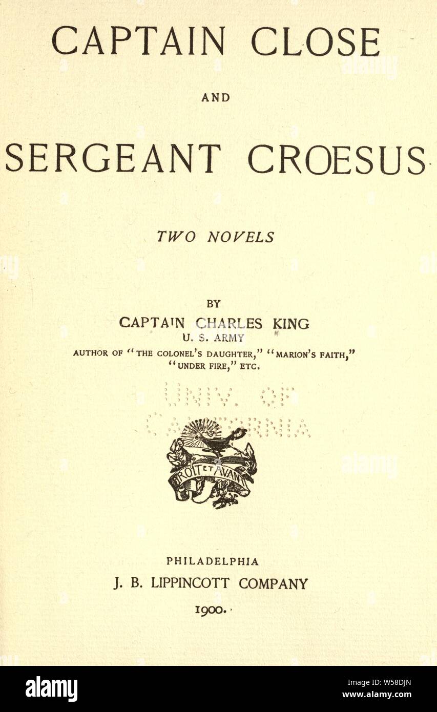 Sergeant croesus hi-res stock photography and images - Alamy