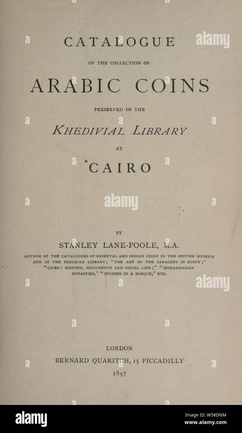 Khedival library hi-res stock photography and images - Alamy