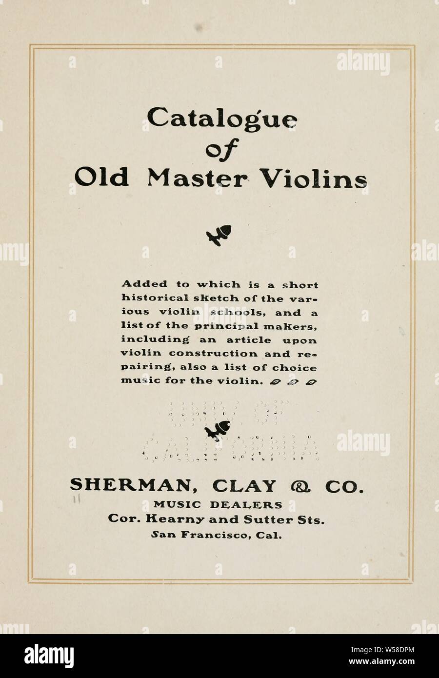 Old master violins hi-res stock photography and images - Alamy