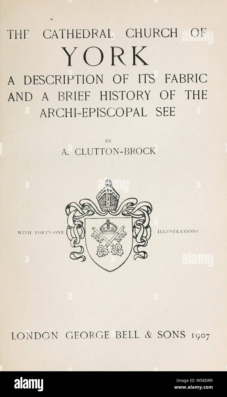 Arthur clutton brock hi-res stock photography and images - Alamy