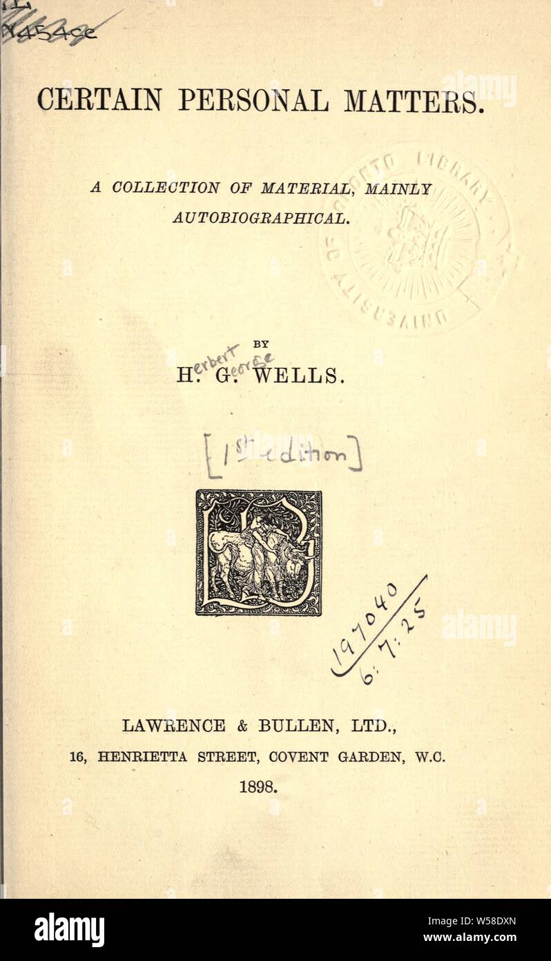 Mainly autobiographical hi-res stock photography and images - Alamy