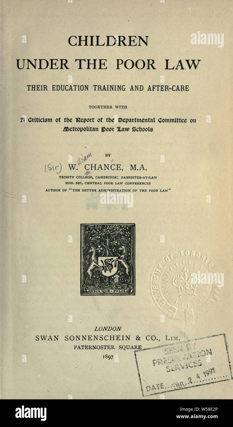 Poor law hi-res stock photography and images - Alamy