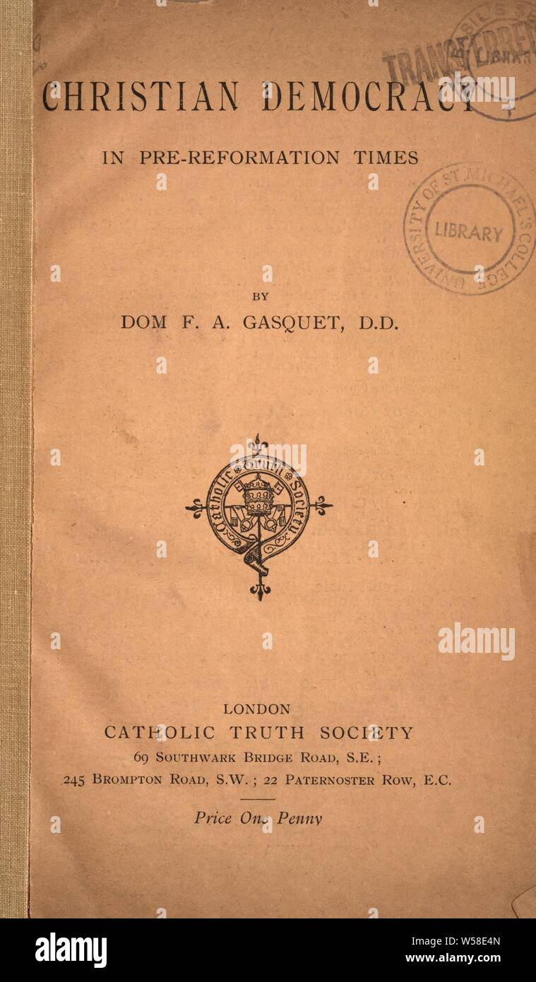 Pre reformation hi-res stock photography and images - Alamy