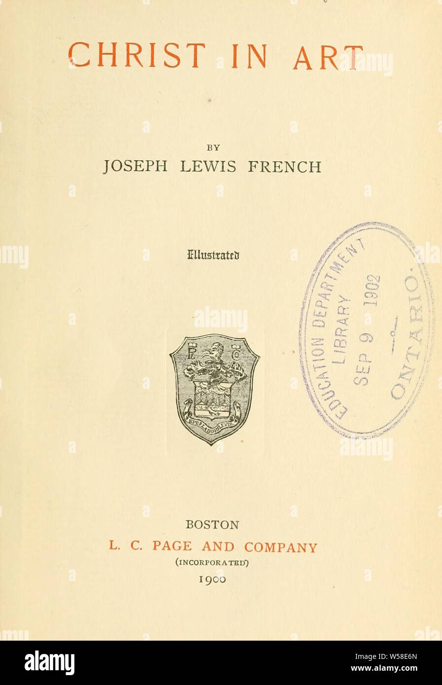 Christ in art : French, Joseph Lewis, 1858-1936 Stock Photo - Alamy
