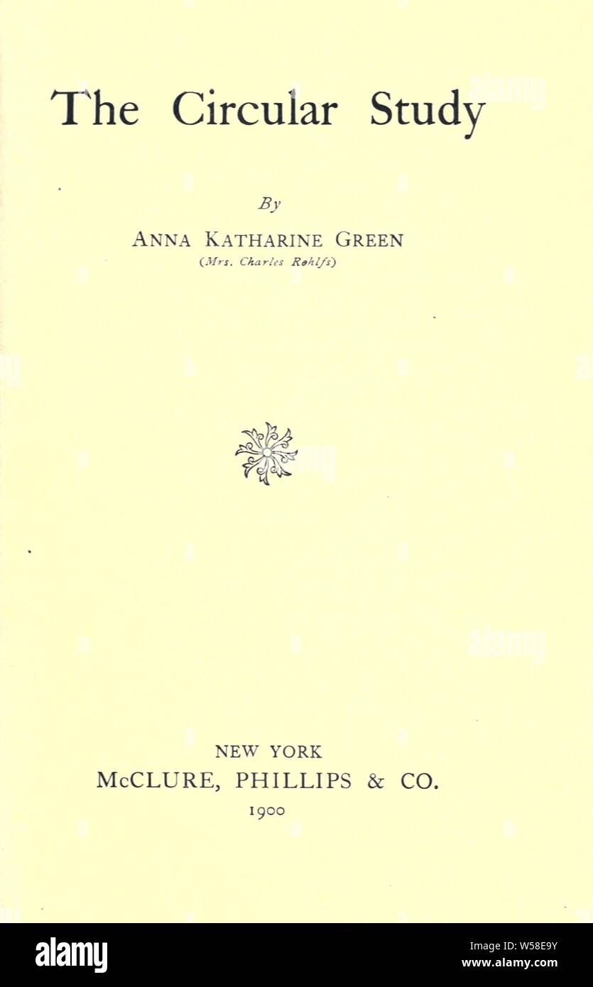 Anna katharine green hi-res stock photography and images - Alamy